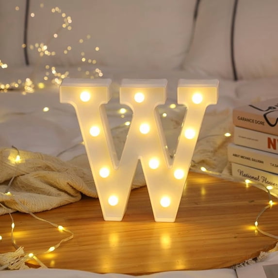 Birthday Letter Light-Light Up Letters-Battery Powered Light Up Letters ...
