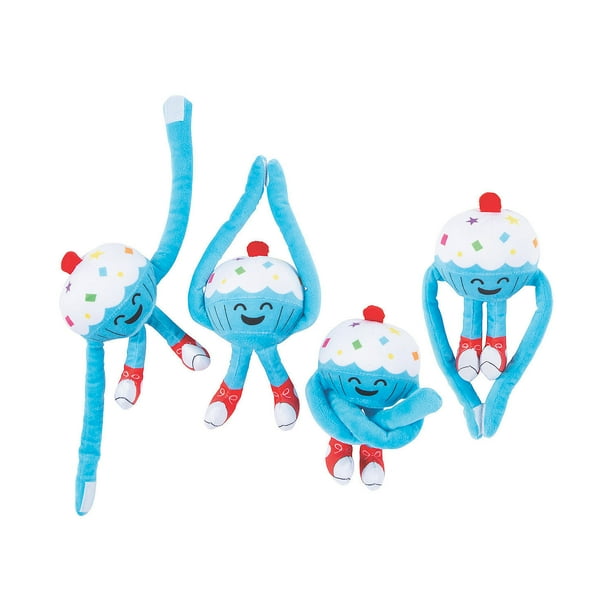 Birthday Long Arm Plush - Party Favors - 12 Pieces - Walmart Business ...