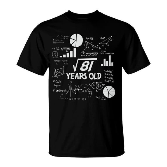 Birthday Love Math Square Root 9Th Birthday TShirt - Walmart.com