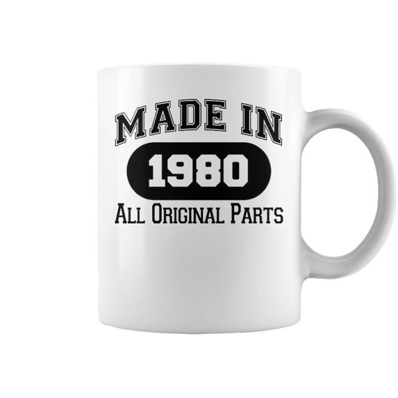 Birthday Made In All Original Parts Coffee Mugs - Walmart.com