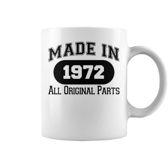 Birthday Made In All Original Parts Coffee Mugs - Walmart.com