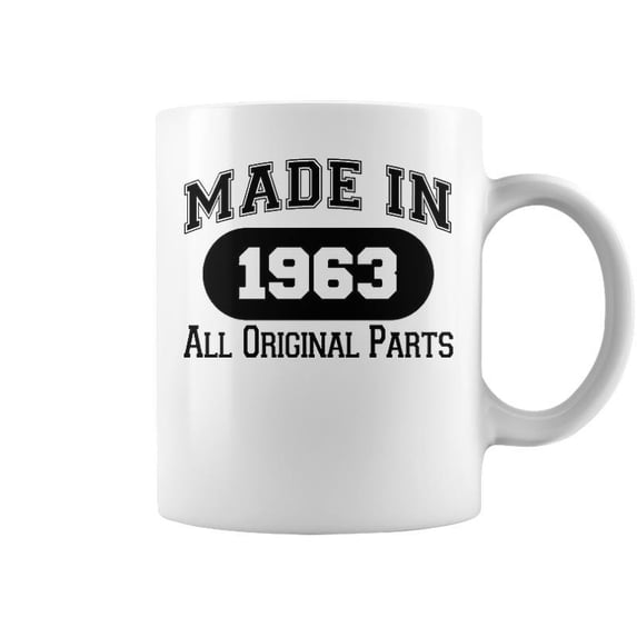 Birthday Made In All Original Parts Coffee Mugs - Walmart.com