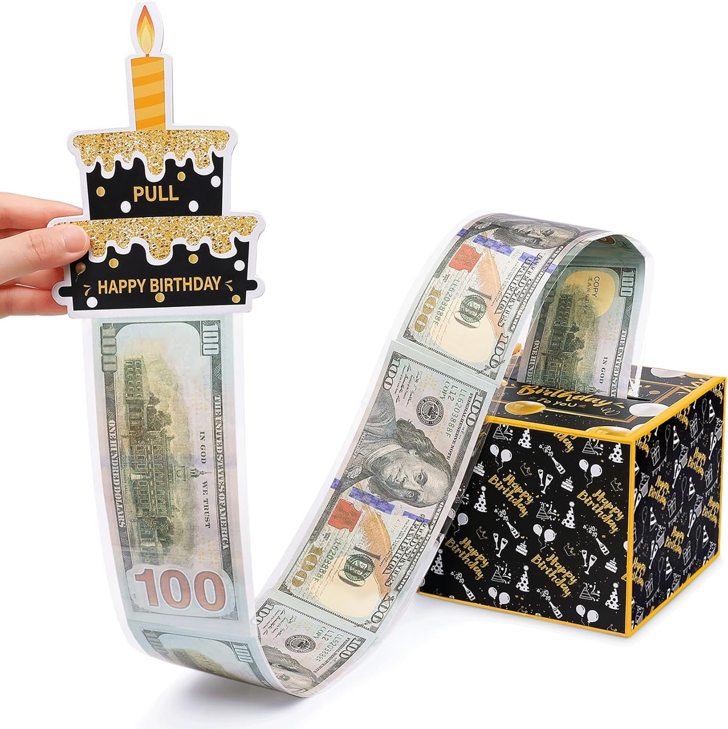 Birthday Money Box for Cash Gift, Surprise Money Gift Boxes for Adults ...