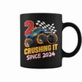 Birthday Monster Truck 2 Year Old Boys 2Nd Party Born 2024 Coffee Mugs ...