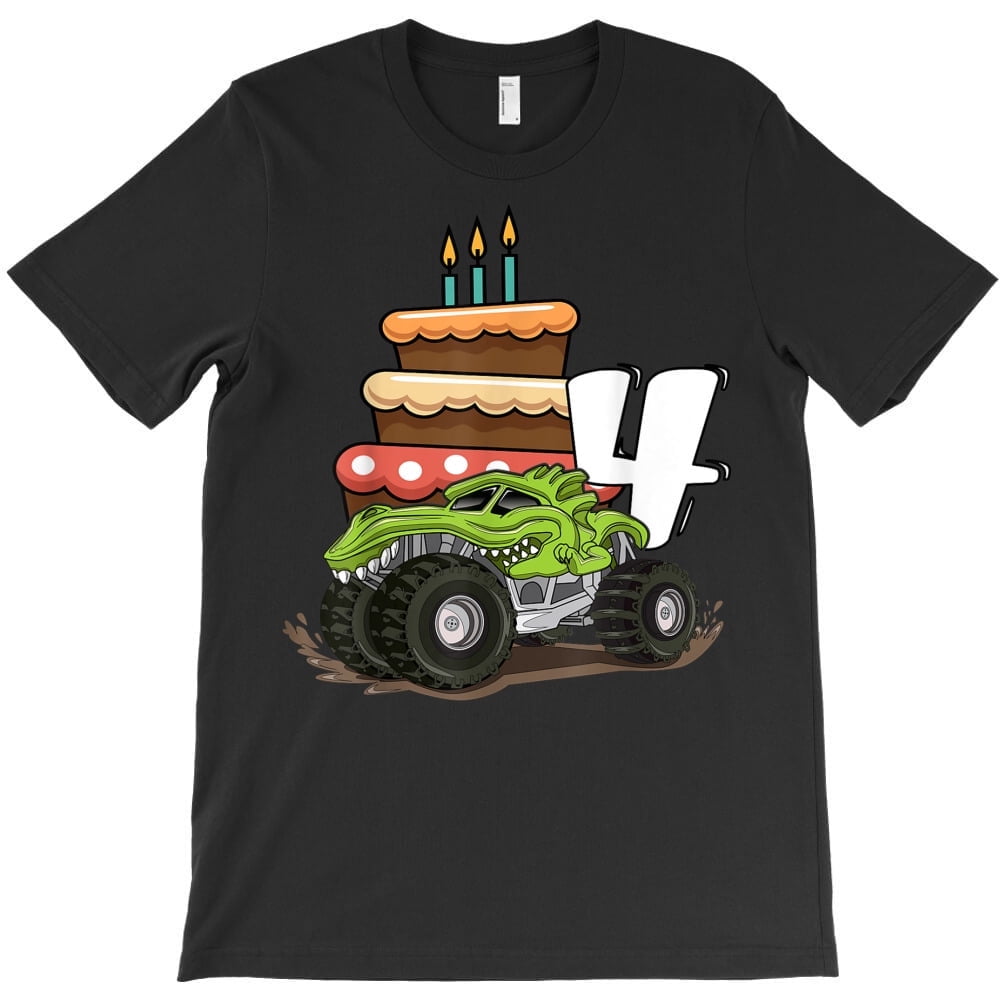 Birthday Monster Truck 4 Themed Monster Truck Birthday Themed Themed ...