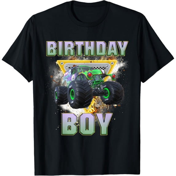 Birthday Monster Truck Are My Jam Shirt Bday Party Unisex Men Women T ...
