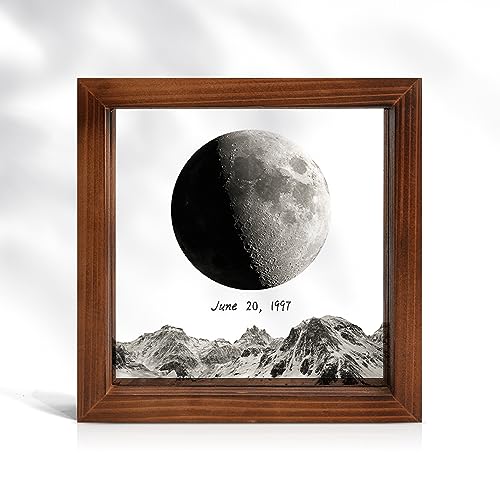 Birthday Moon Phase Framed Decoration (with frame); perfect gift for ...