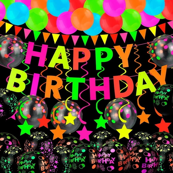Neon Party Decorations