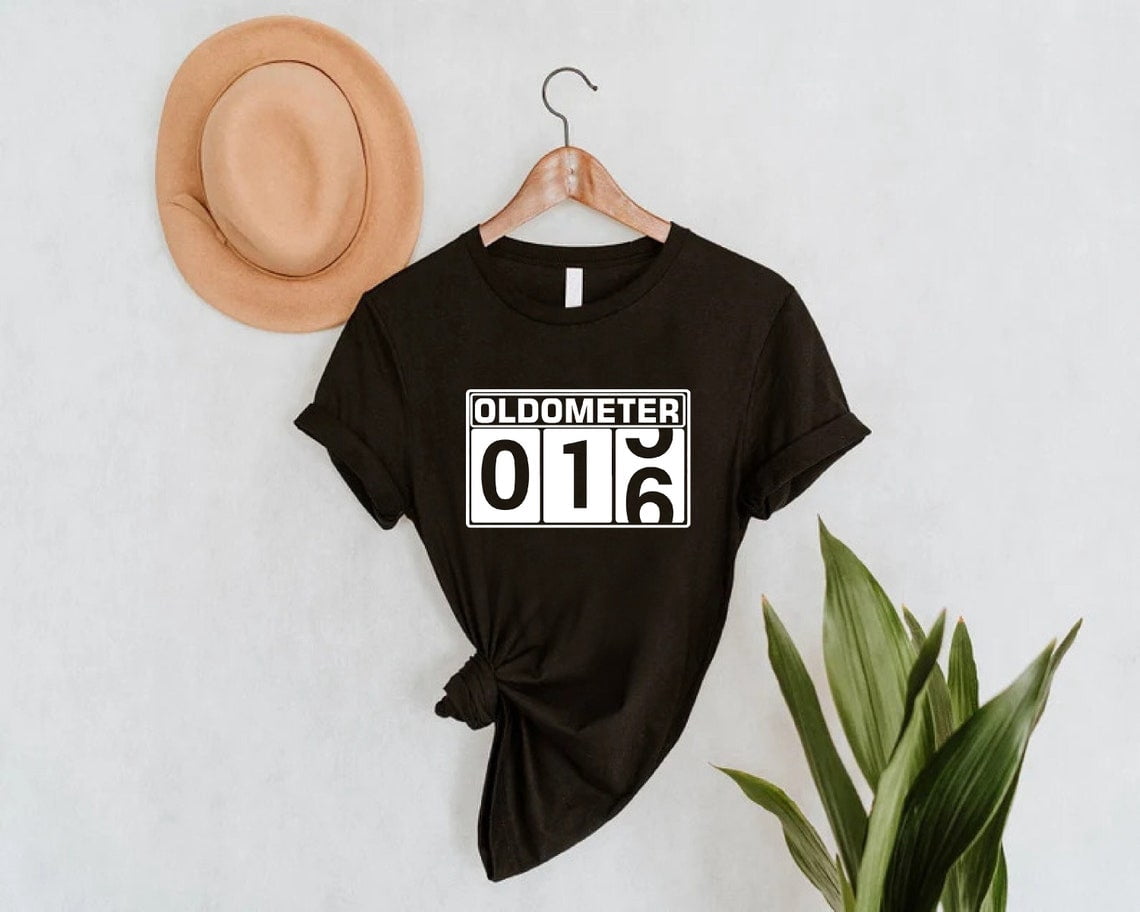 Birthday Oldometer Shirt, Birthday Shirt, 16Th Birthday Shirt, Turning ...