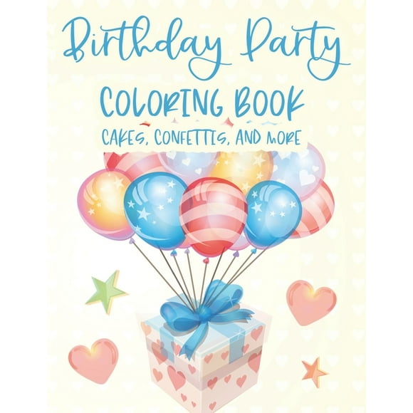 Birthday Cake Coloring Pages