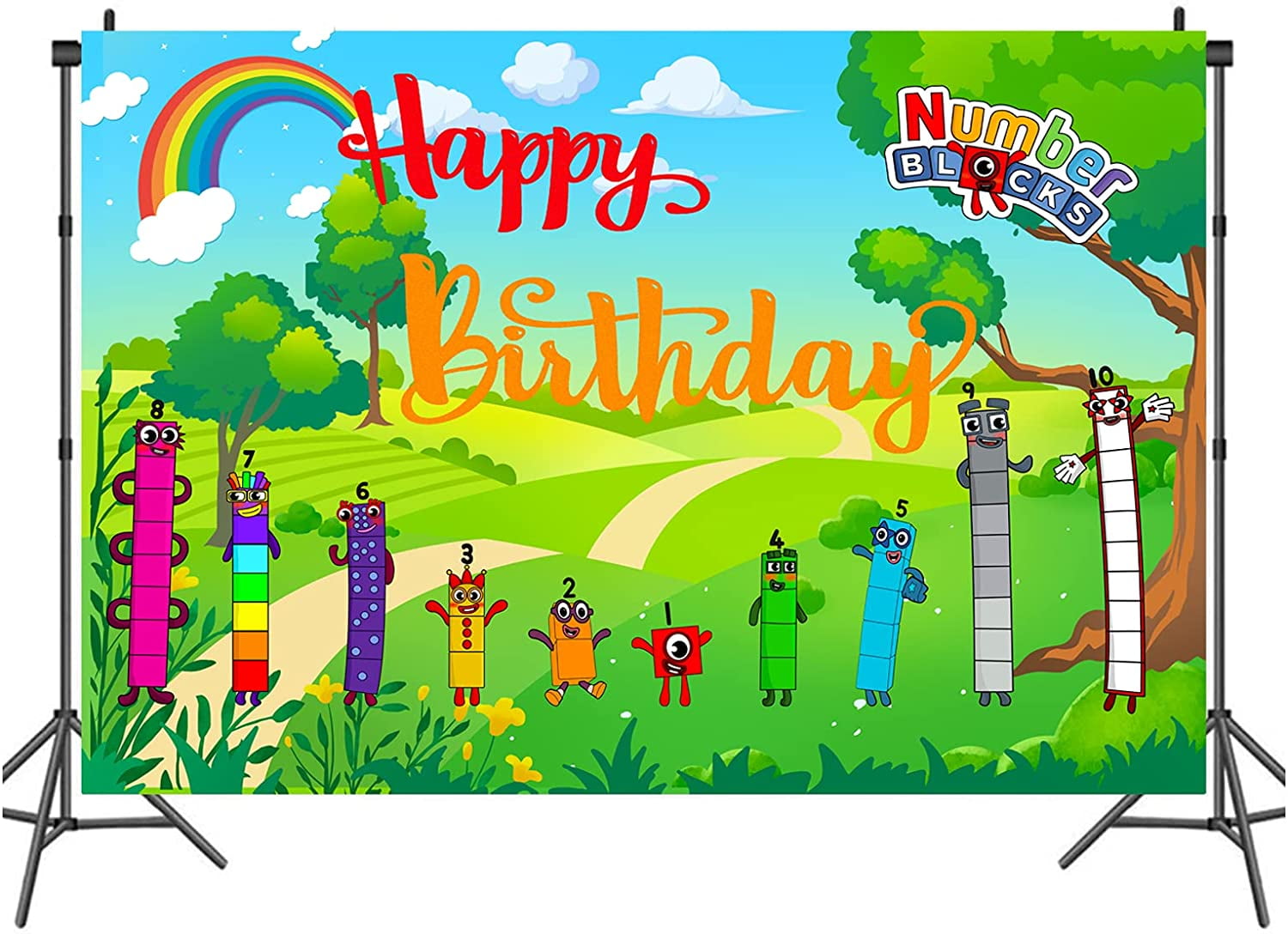 Birthday Party Decoration, Number Birthday Background，Digital Birthday ...