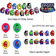 Cute Stitch Birthday Party Decorations Balloons Cake Toppers Banner for ...