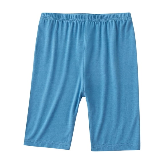 Birthday Party Five Quarter Pants for Girls, High Waisted, Solid Color ...