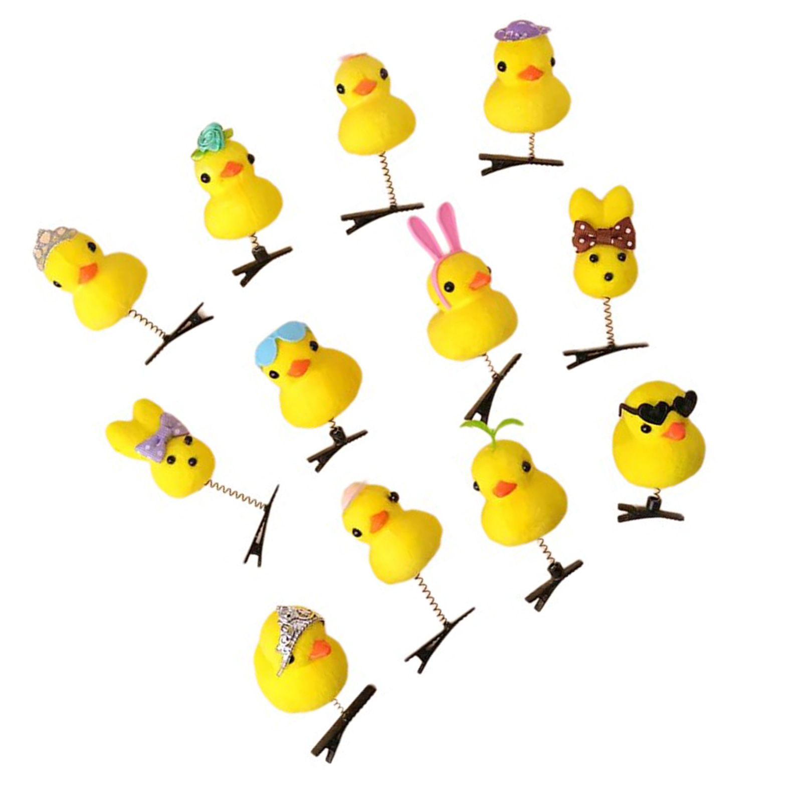 Birthday Party Hair Clip for Kids Cartoon Duck Hairclip Music Festival ...