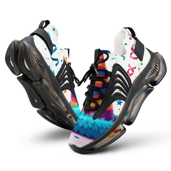 Birthday Party Hat Confetti Celebration Gift Walking Shoes for Men ...