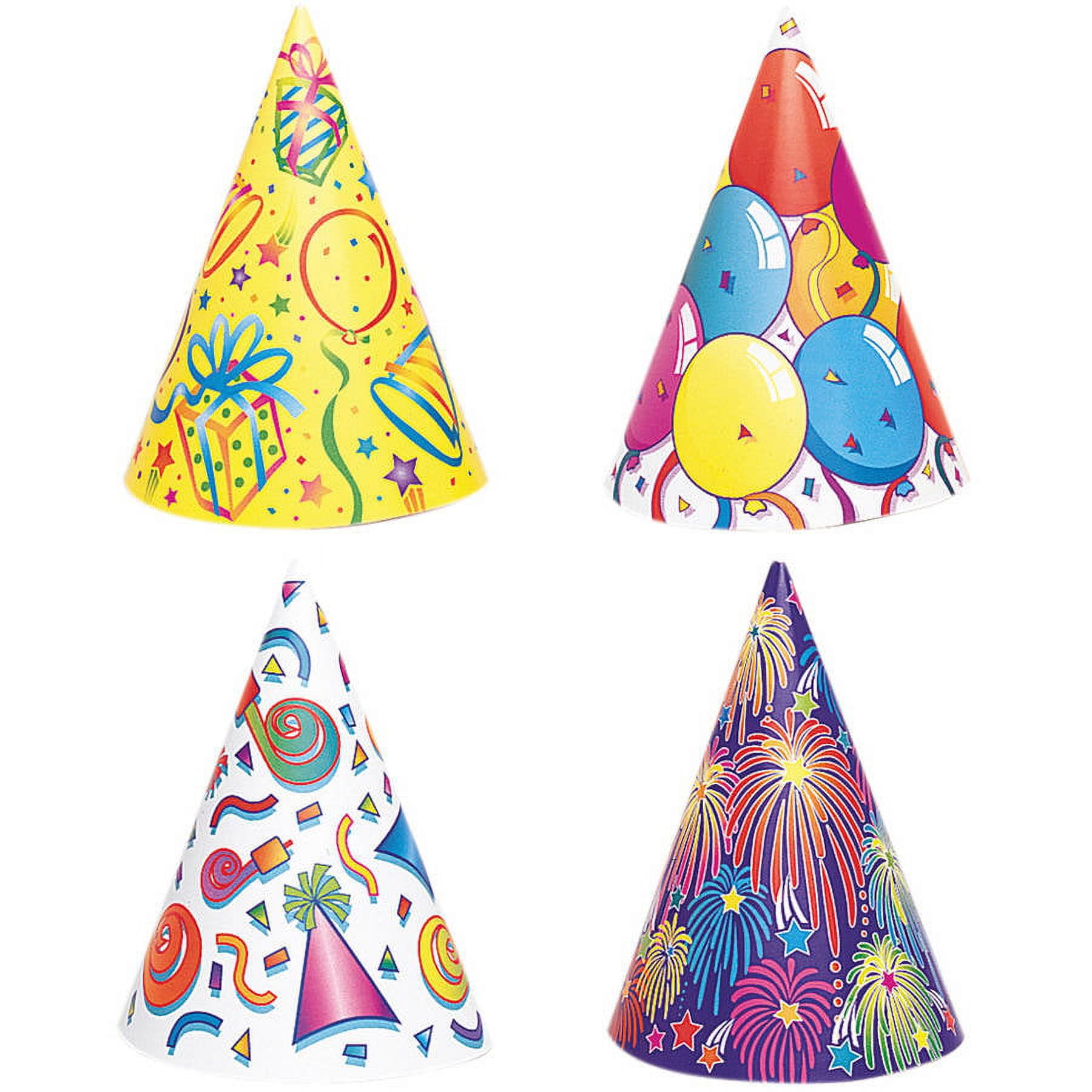 Birthday Party Hats, Assorted 8ct - Walmart.com
