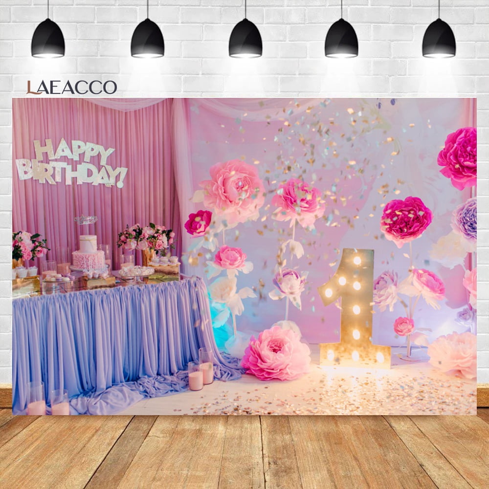 Birthday Party Interior Scene Background Balloon Toy Kids Cake Smash ...