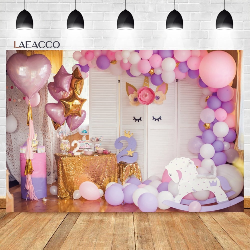 Birthday Party Interior Scene Background Balloon Toy Kids Cake Smash ...