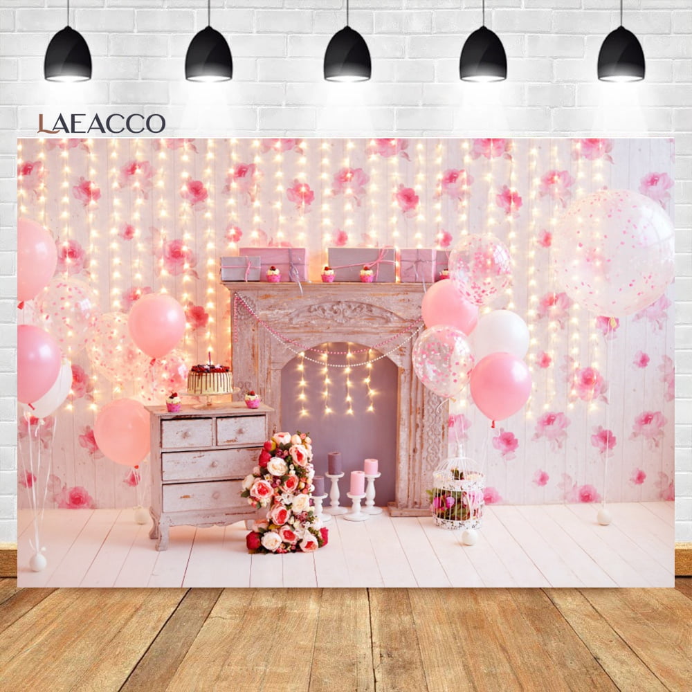 Birthday Party Interior Scene Background Balloon Toy Kids Cake Smash ...