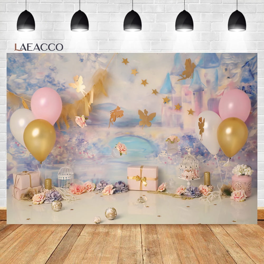 Birthday Party Interior Scene Background Balloon Toy Kids Cake Smash ...