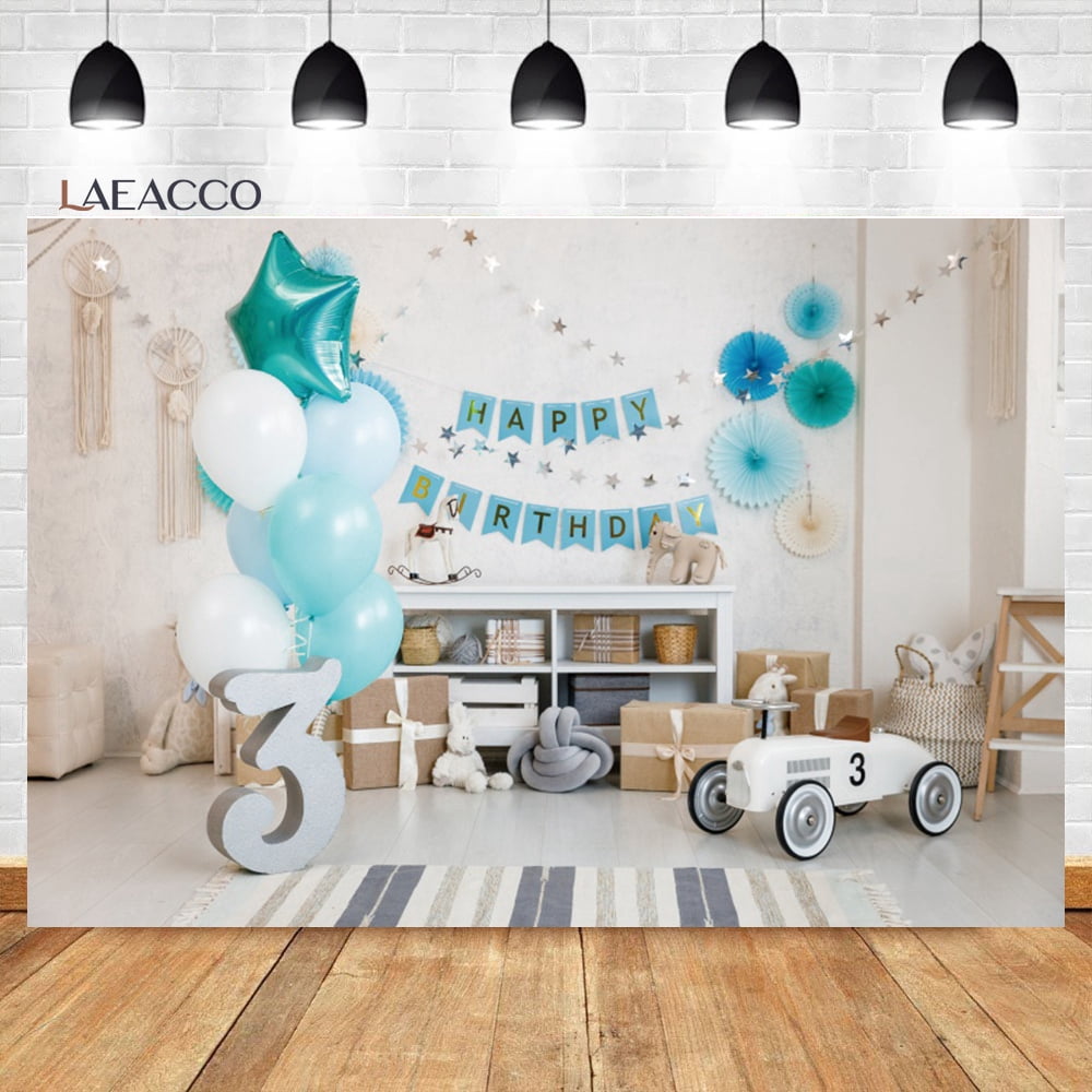 Birthday Party Interior Scene Background Balloon Toy Kids Cake Smash ...