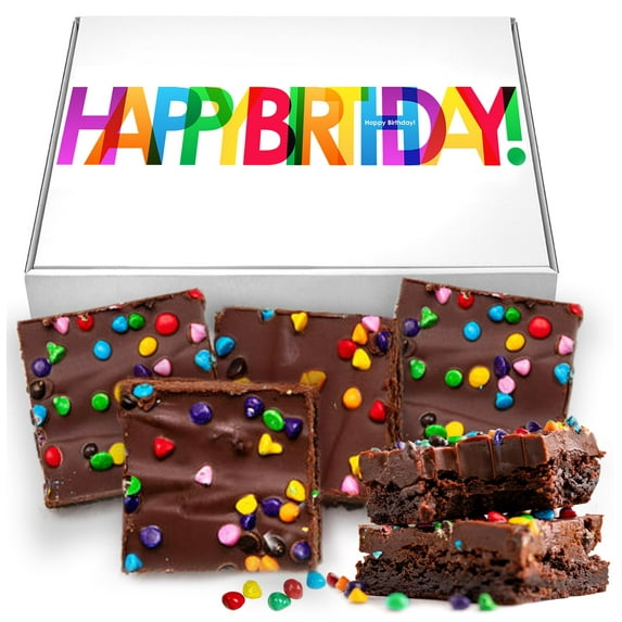 Birthday Party Large Brownies VTF5 Gift Box Individually Wrapped ...