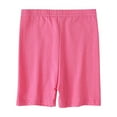Birthday Party Leggings Shorts for Girls, High Waisted, Solid Color ...