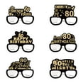 Birthday Party Paper Glasses H Forever Happy Fun Thematic Set ...
