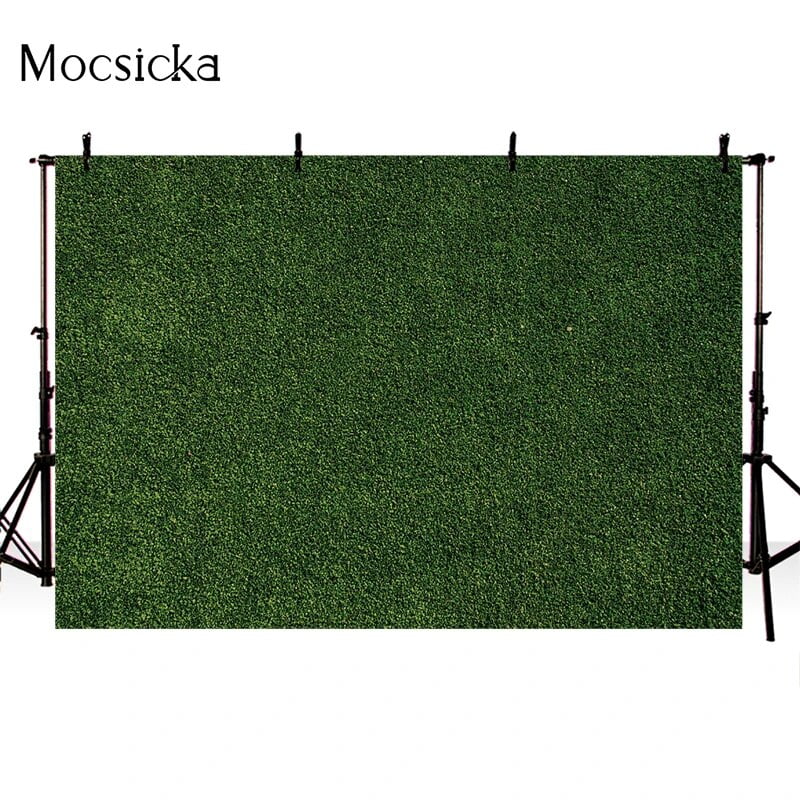 Birthday Party Photography Background Lawn Grass Decoration Props Baby ...