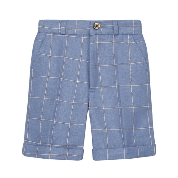 Birthday Party Shorts for Boys, Cotton-Polyester Blend, Solid Color ...
