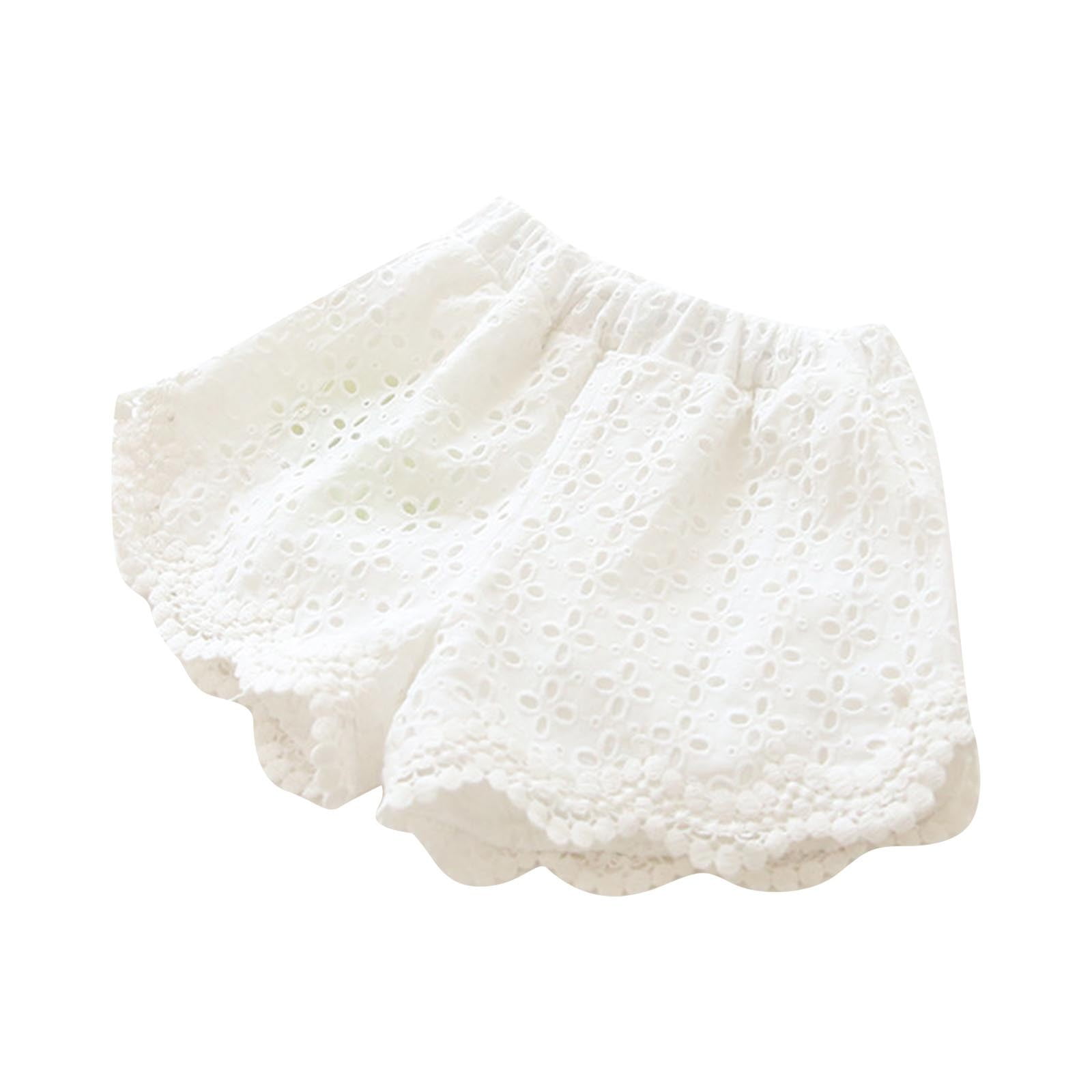 Birthday Party Shorts for Girls, Elastic Waistband, Hollow Design ...