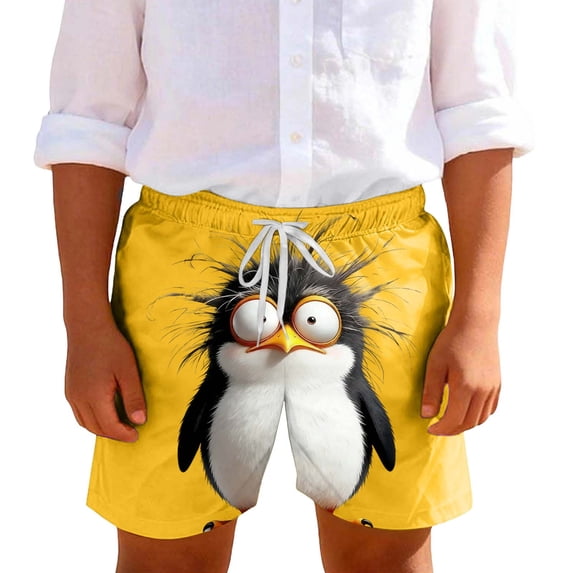 Birthday Party Shorts for Kids, Solid Color or Cute Print, Breathable ...