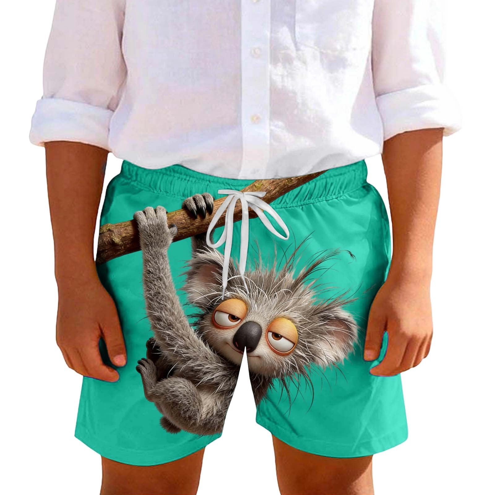 Birthday Party Shorts for Kids, Solid Color or Cute Print, Breathable ...