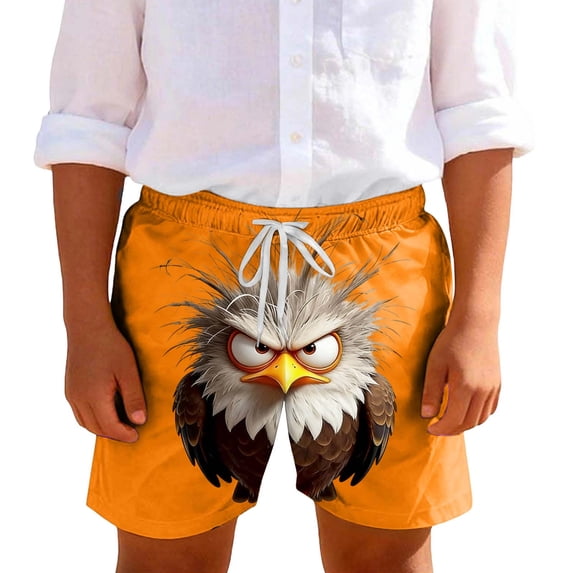 Birthday Party Shorts for Kids, Solid Color or Cute Print, Breathable ...
