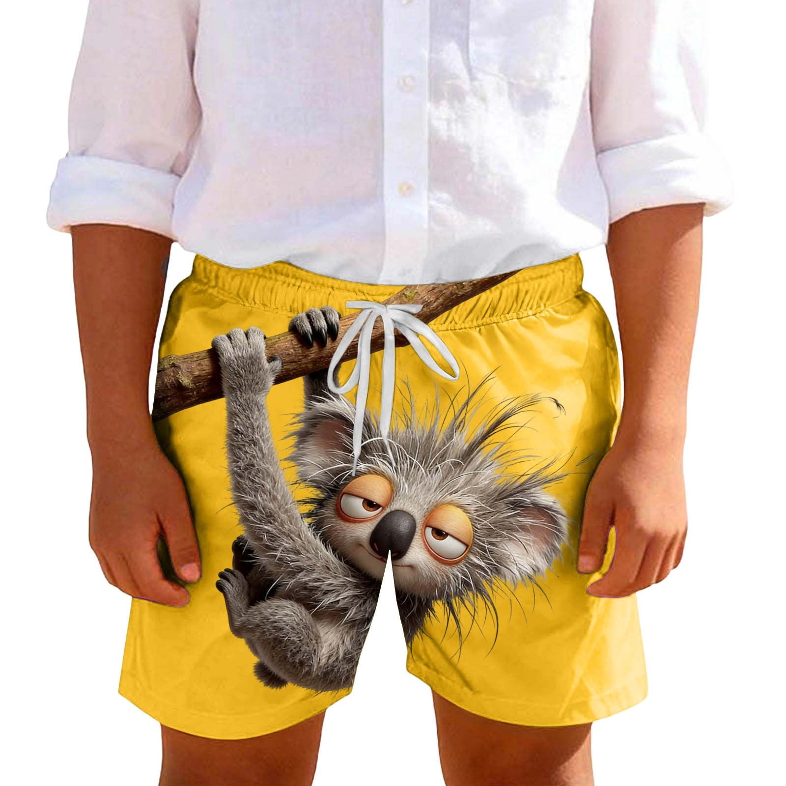 Birthday Party Shorts for Kids, Solid Color or Cute Print, Breathable ...