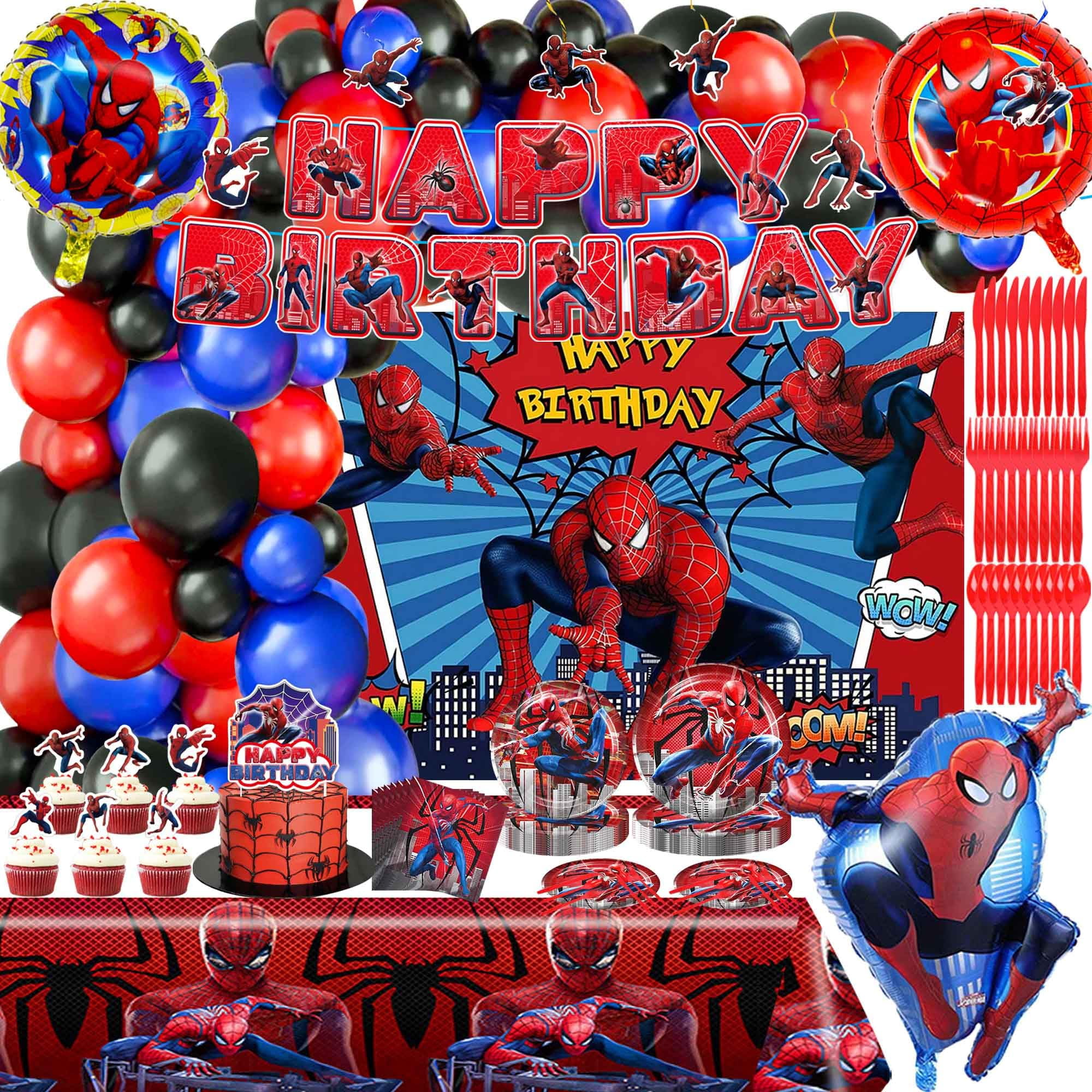 Birthday Party Supplies, AJH3 Cartoon Party Decorations Set Include ...