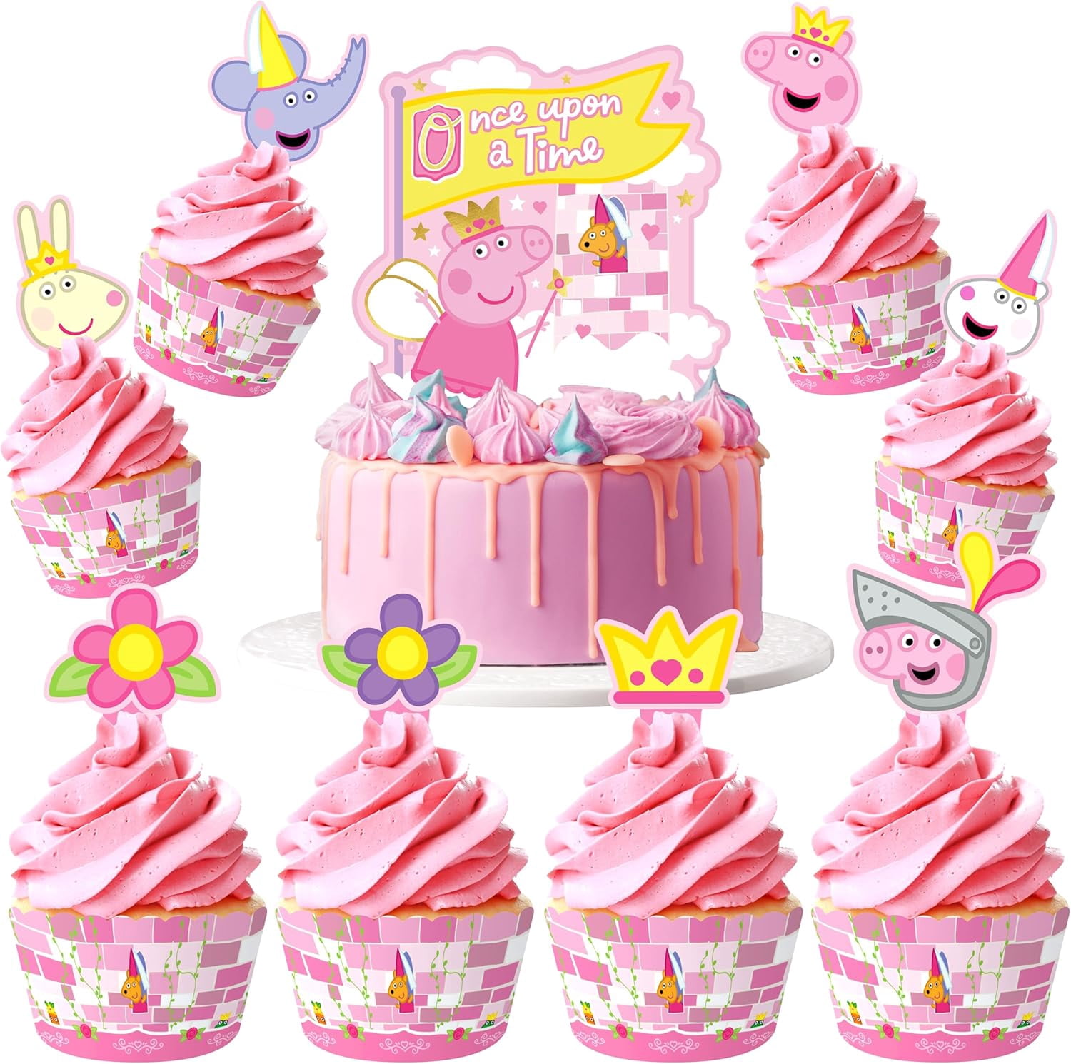 Birthday Party Supplies - Cake Toppers Decorations - 1 Cake Topper 24 ...