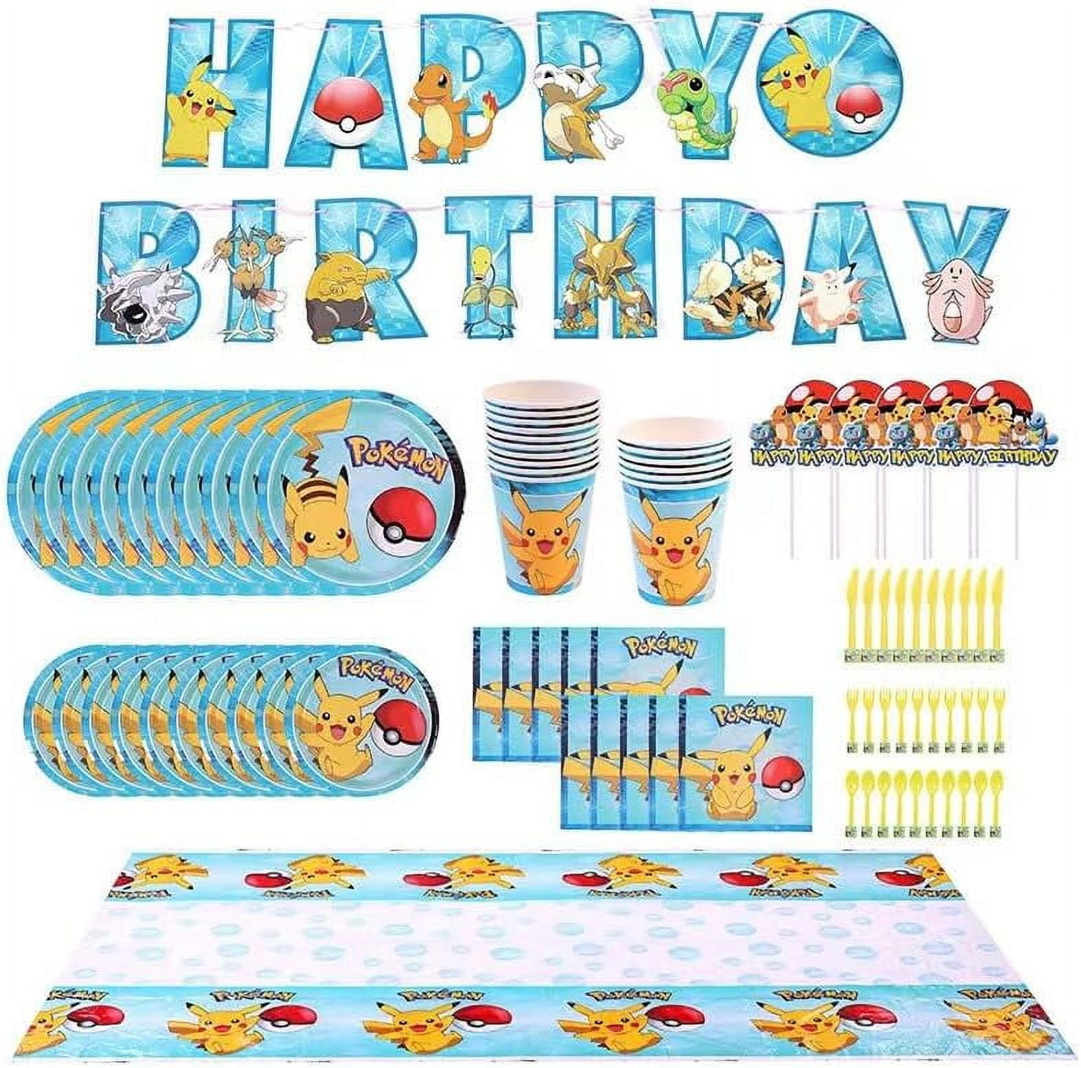 Birthday Party Supplies Decorations, Tableware Set Party Favors Paper ...