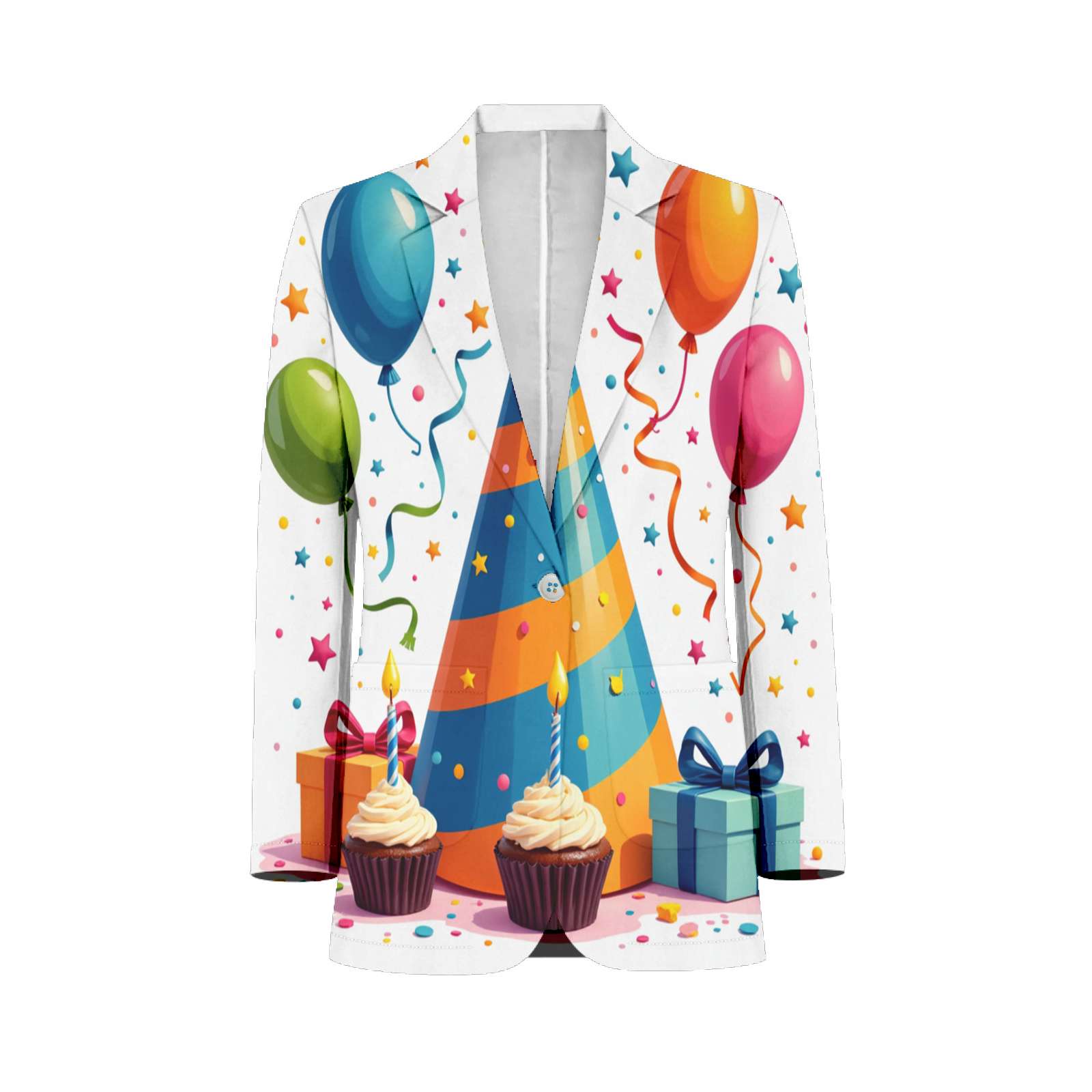 Birthday Party With Balloons And Cake Mens Suits Shawl Collar Slim Fit ...