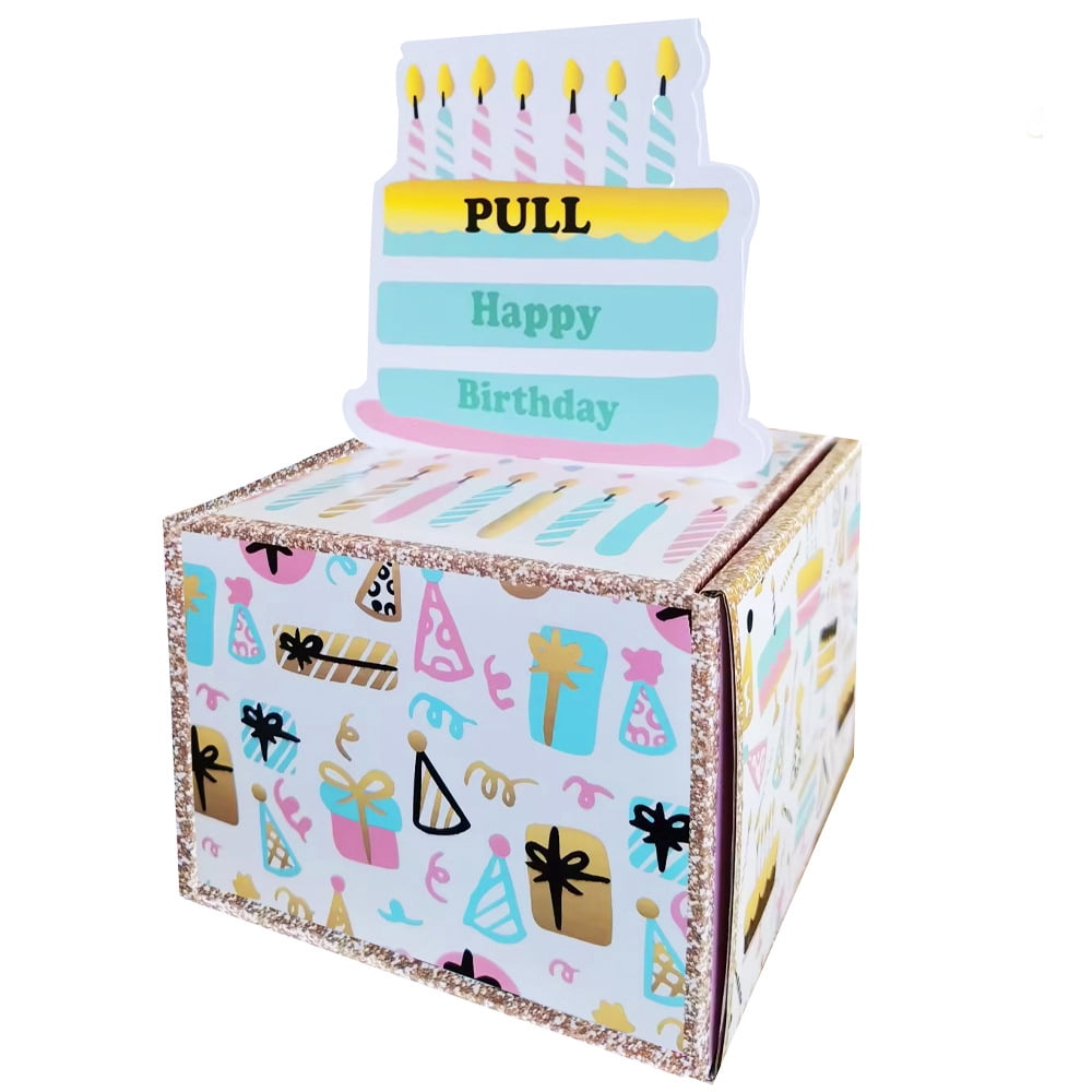 Birthday Party party surprise money box cash carton creative decorative ...