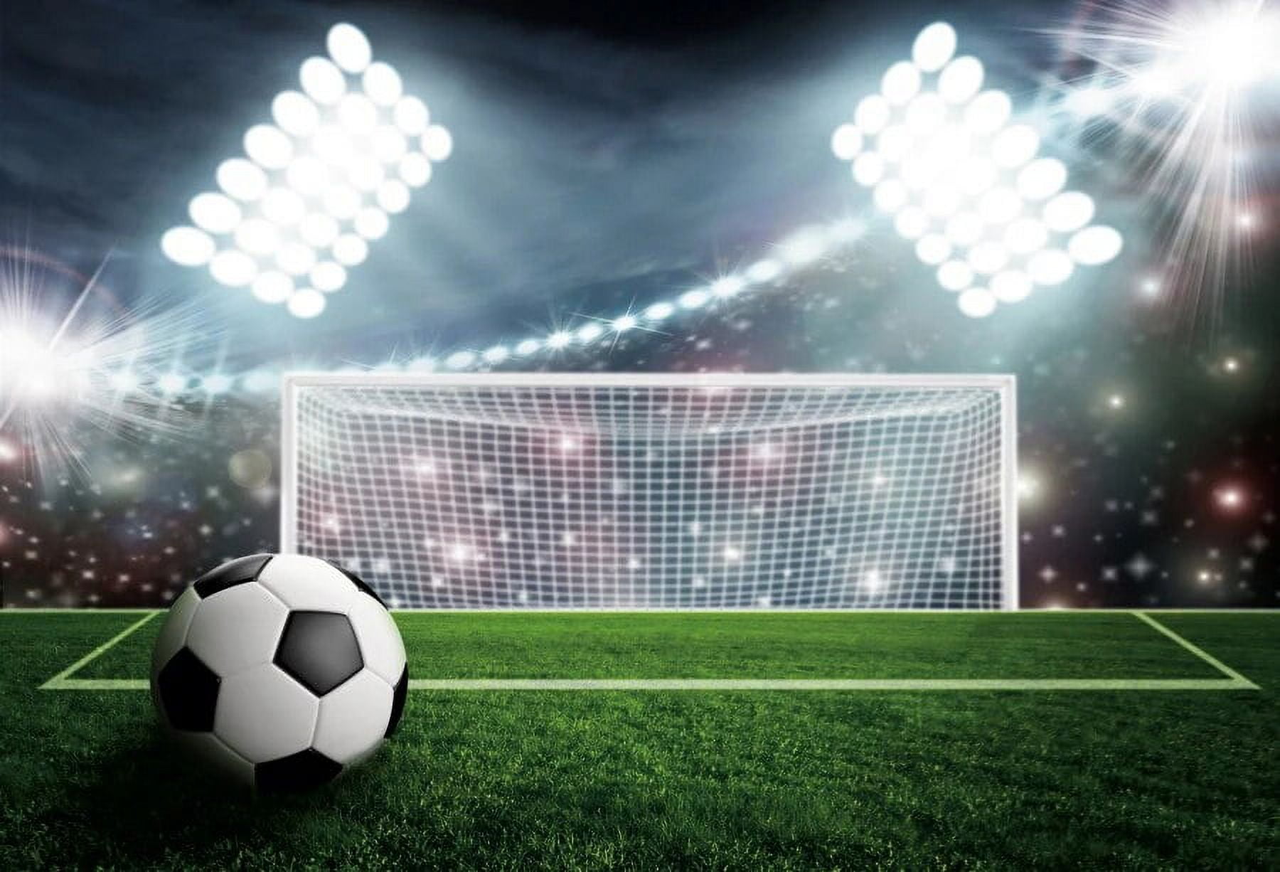 Birthday Photocall Backgrounds Football Soccer Field Grassland Stadium ...