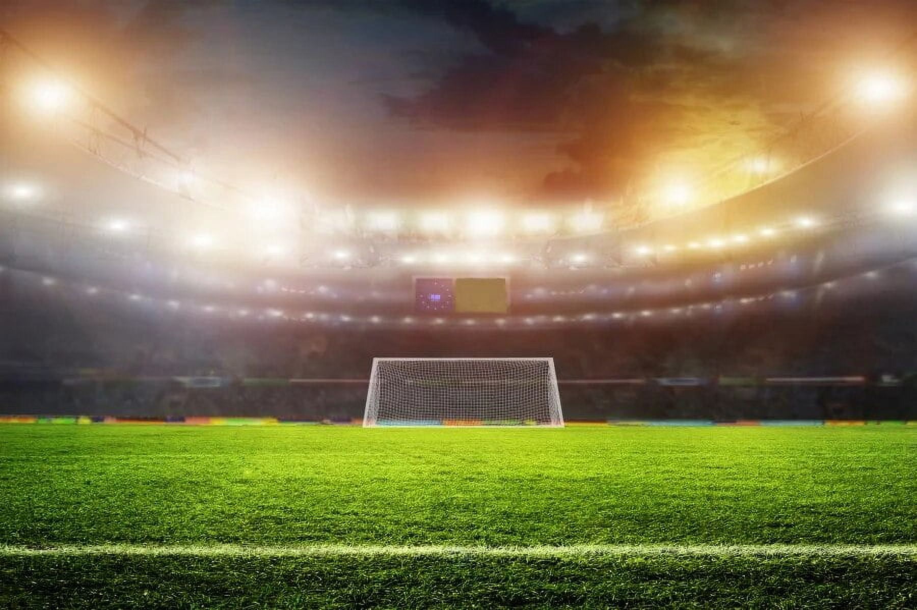 Birthday Photocall Backgrounds Football Soccer Field Grassland Stadium ...