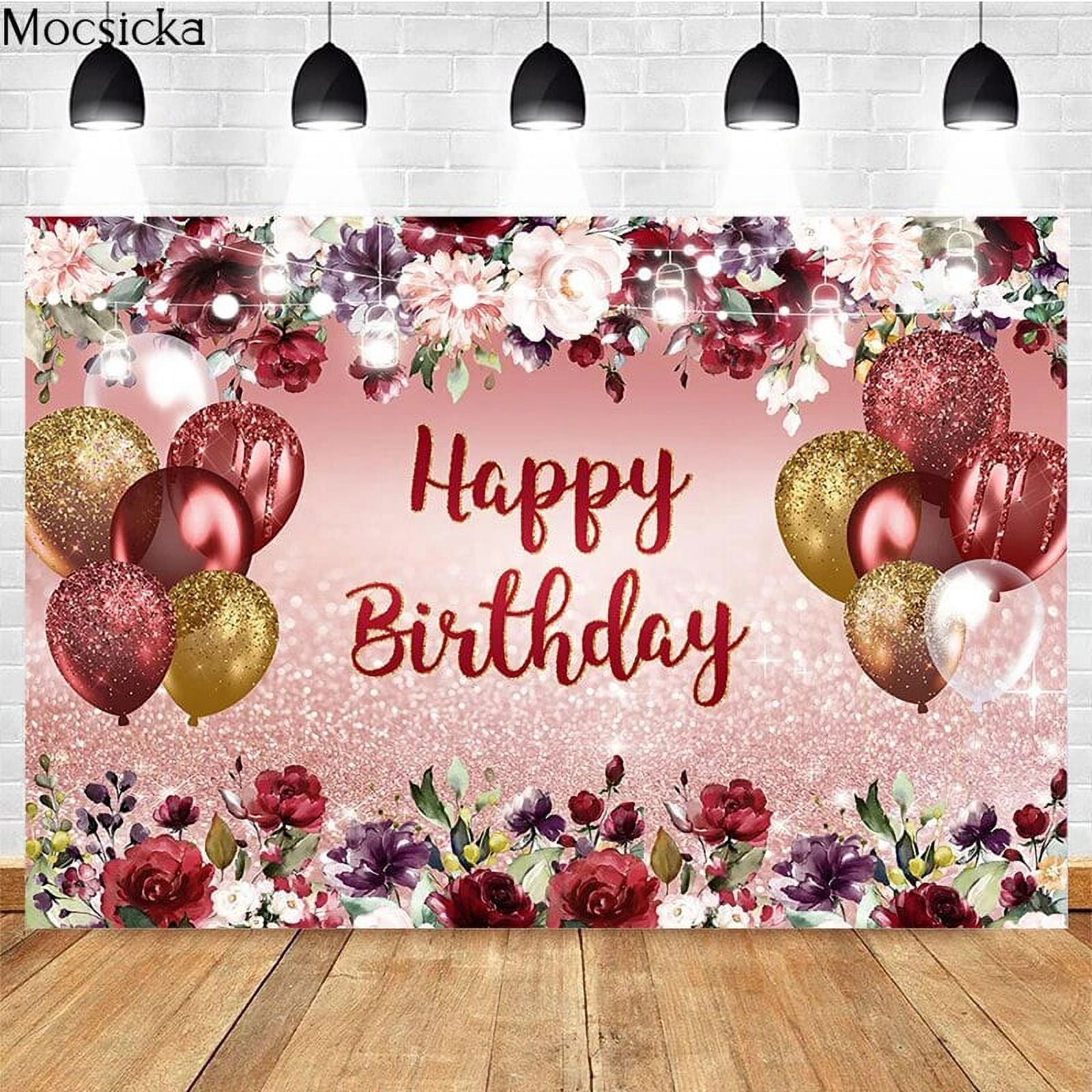 Birthday Photography Backdrop Girl Princess Portrait Photo Wallpaper ...