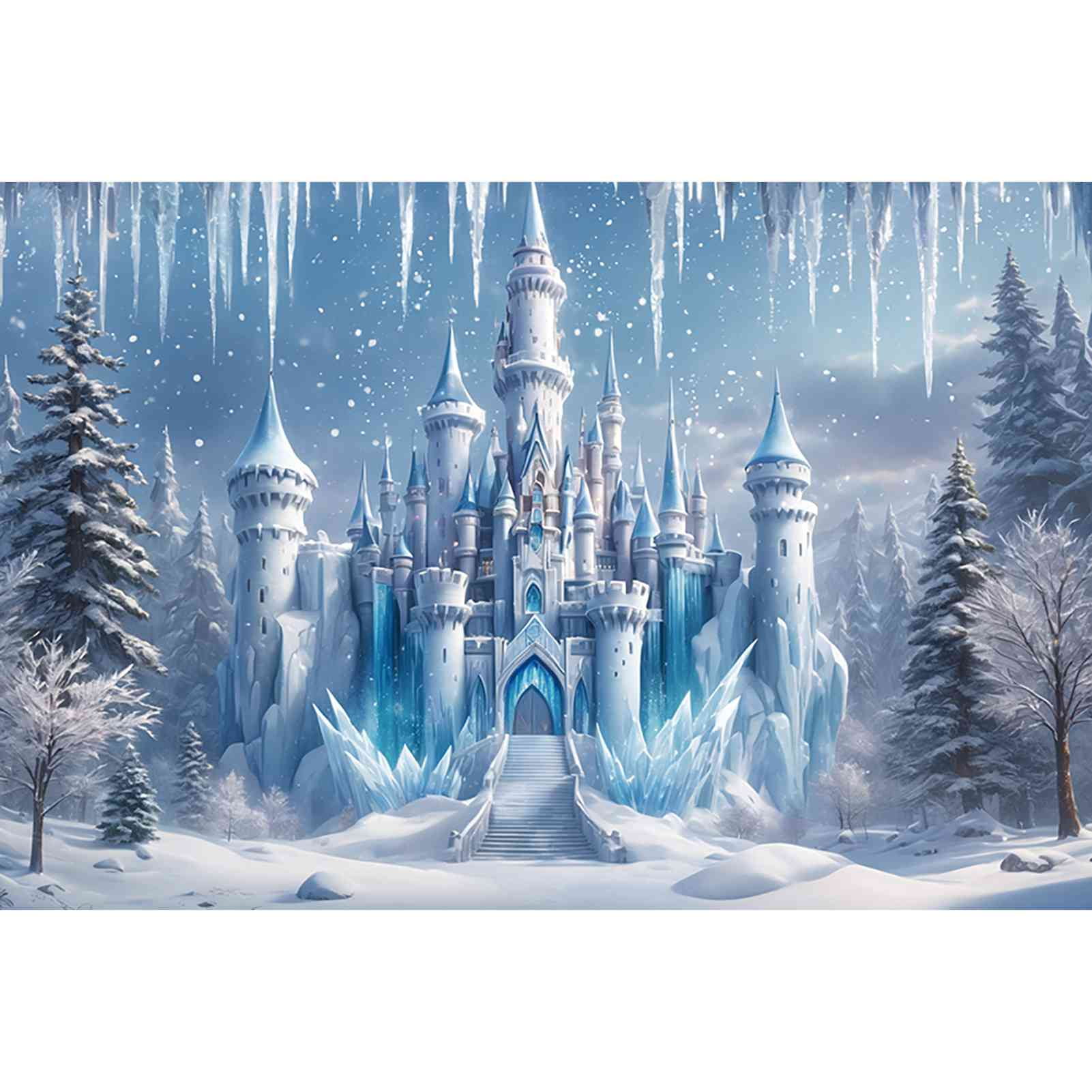 Birthday Photoz Background ss Castle ration Photocall Backdrop ...