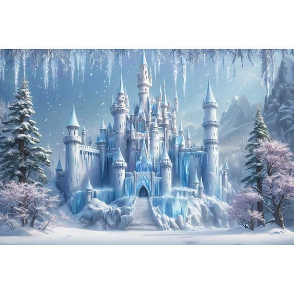 Birthday Photoz Background ss Castle ration Photocall Backdrop ...