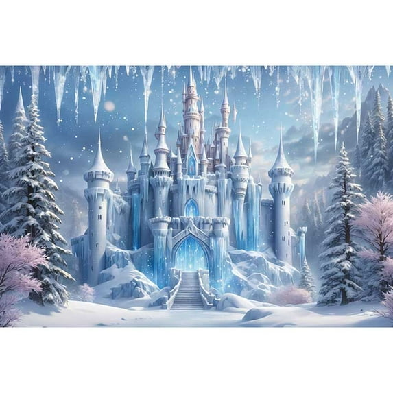 Birthday Photoz Background ss Castle ration Photocall Backdrop ...