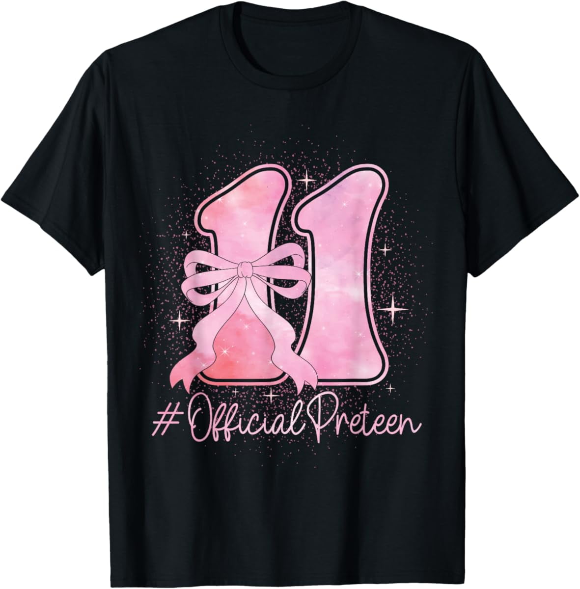 Birthday Pink Coquette Bow 11 Year Old Aesthetic Girly Unisex Men Women ...