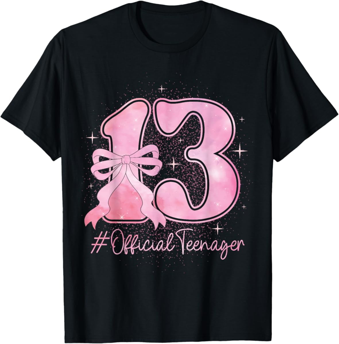 Birthday Pink Coquette Bow 13 Year Old Aesthetic y Unisex T-Shirt S-5Xl - Best Birthday Gifts ...