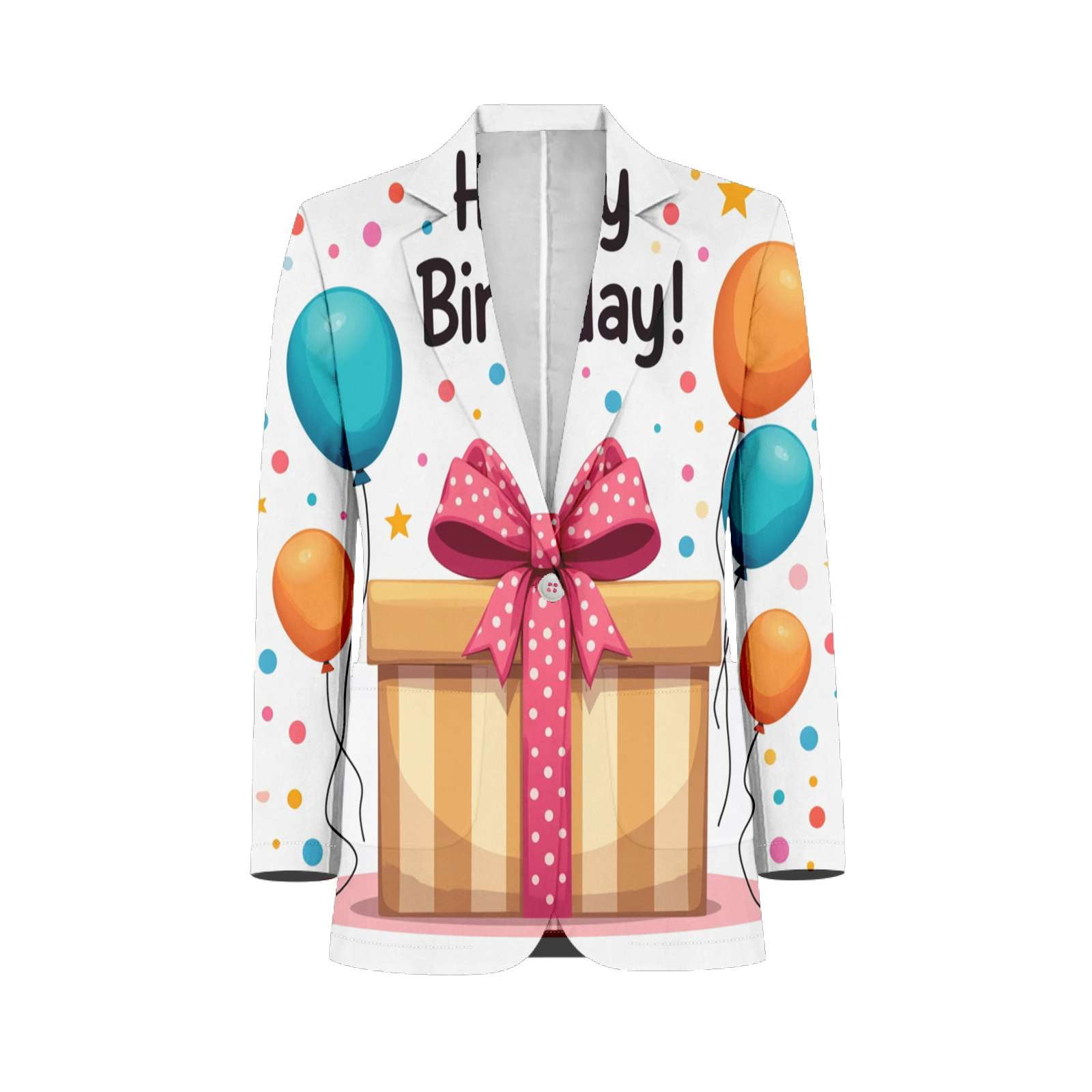 Birthday Present With Balloons Mens Suits Shawl Collar Slim Fit Suit ...