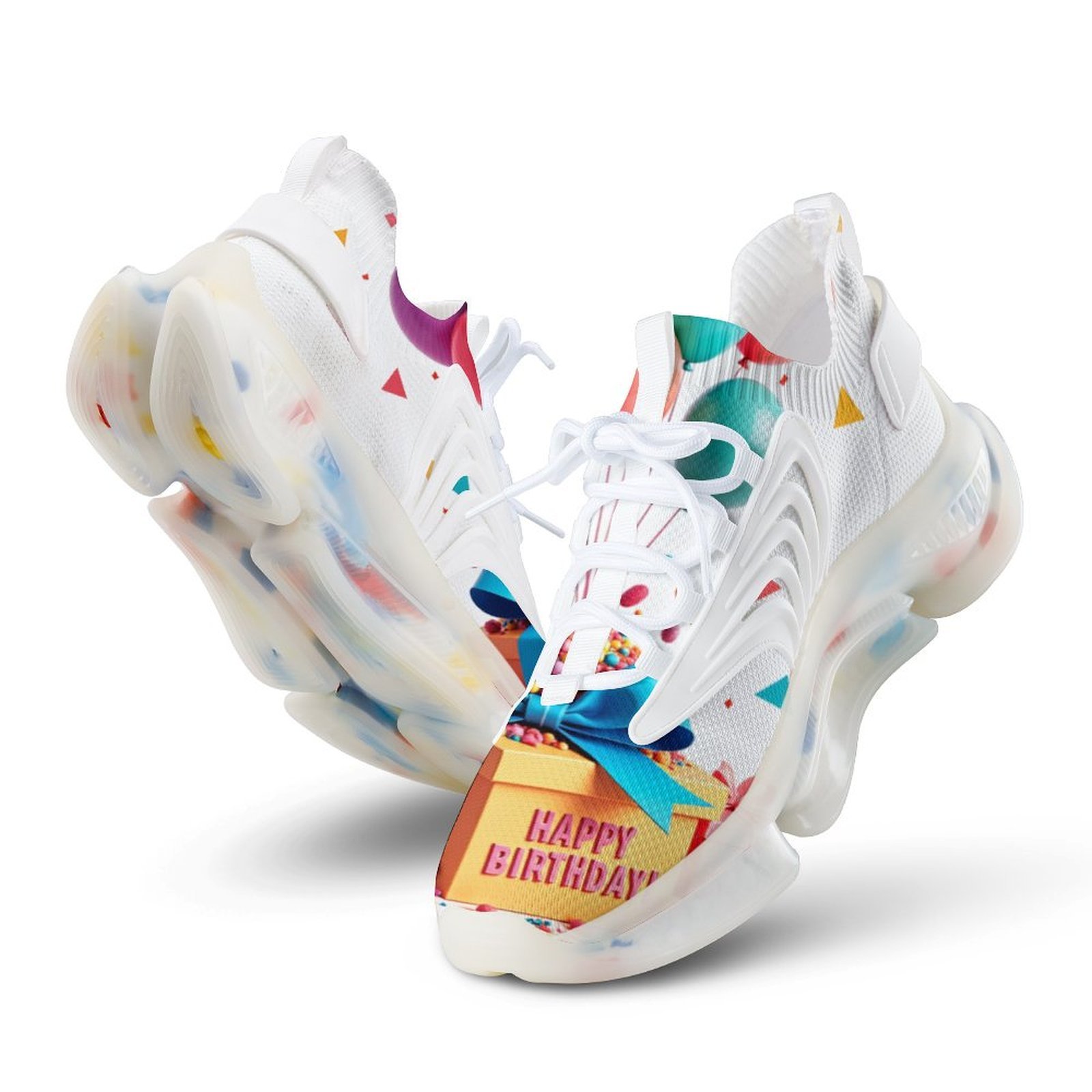 Birthday Presents And Balloons! Walking Shoes for Men Woman Lightweight ...